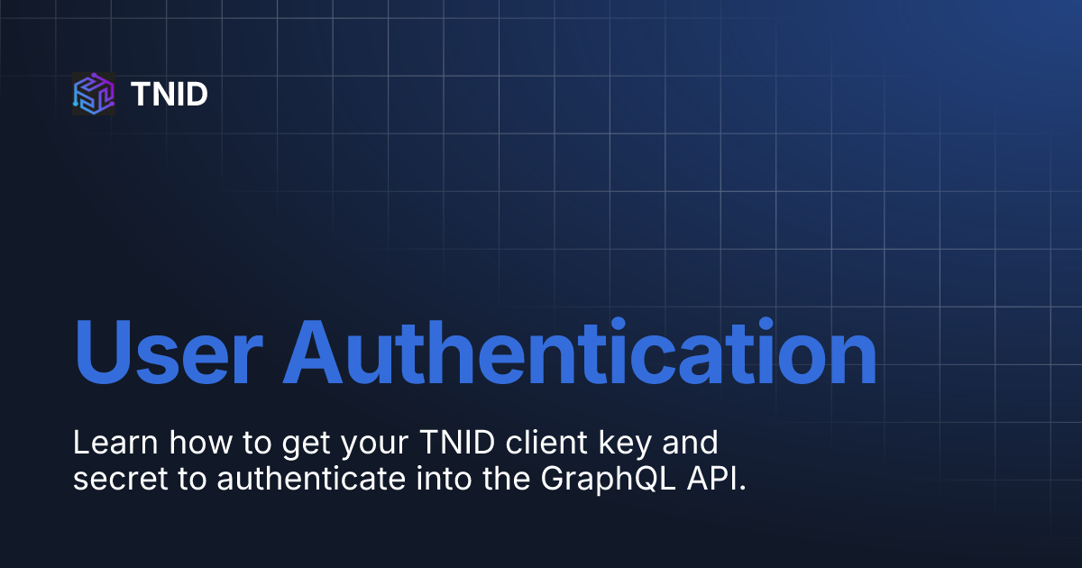 User Authentication | TNID